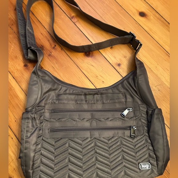 lug | Bags | 325 Lug Camper Crossbody Bag Large Purse Brown Quilted ...
